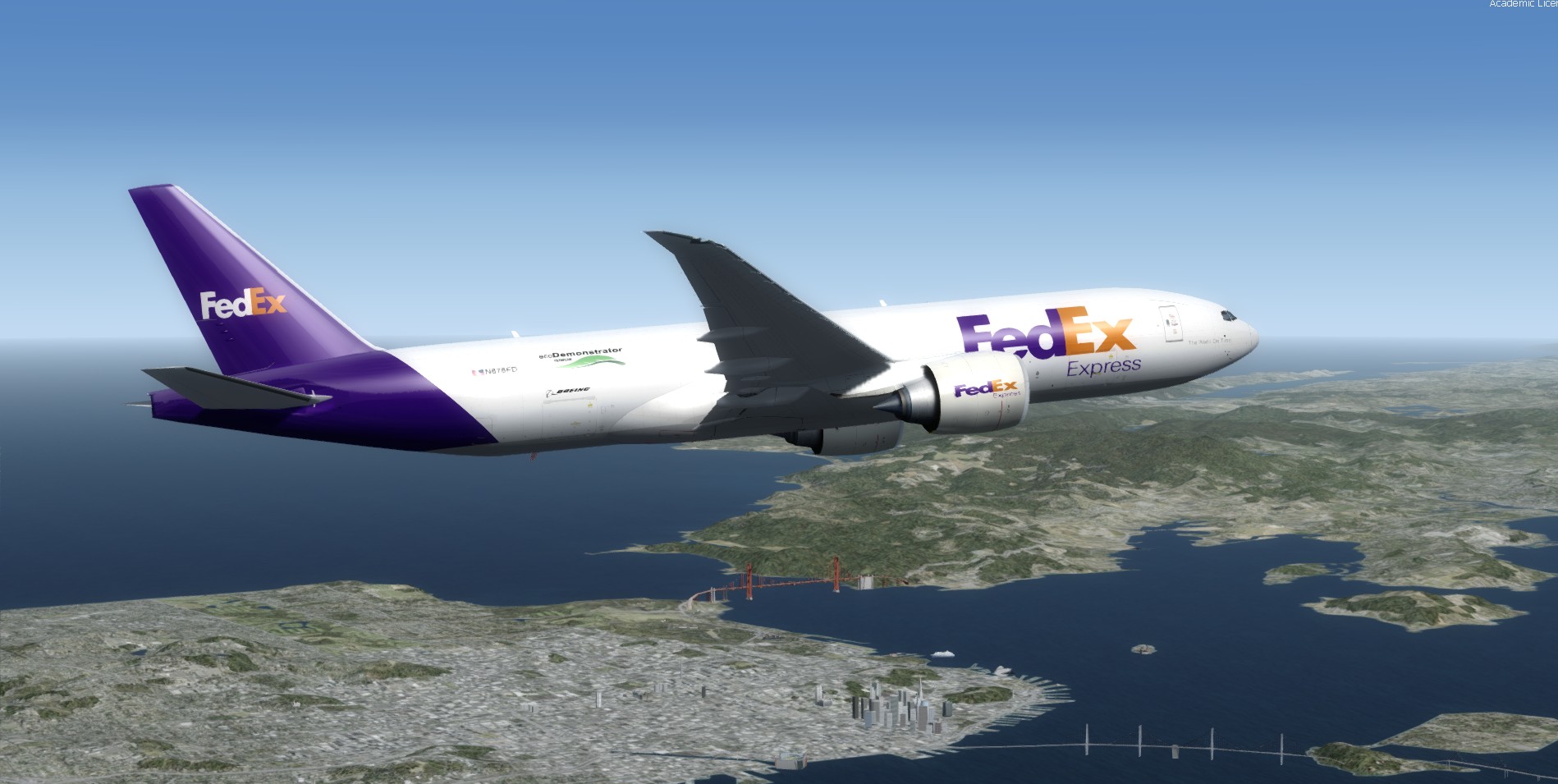 More images for FSX%2FP3D+Boeing+777-200LRF+Fedex+package